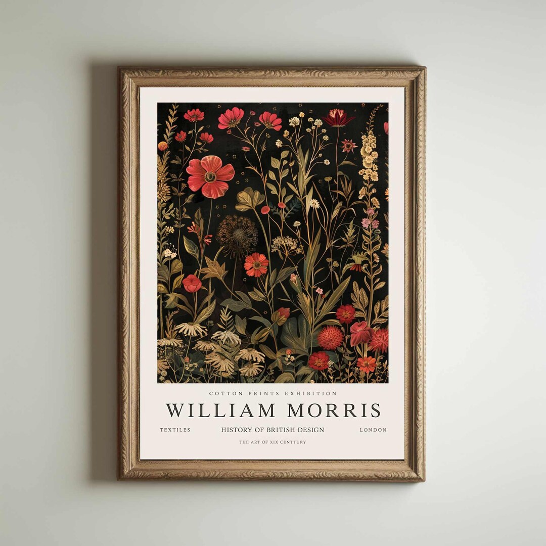 William Morris Print, Kew Gardens Print, London Print, William Morris ...