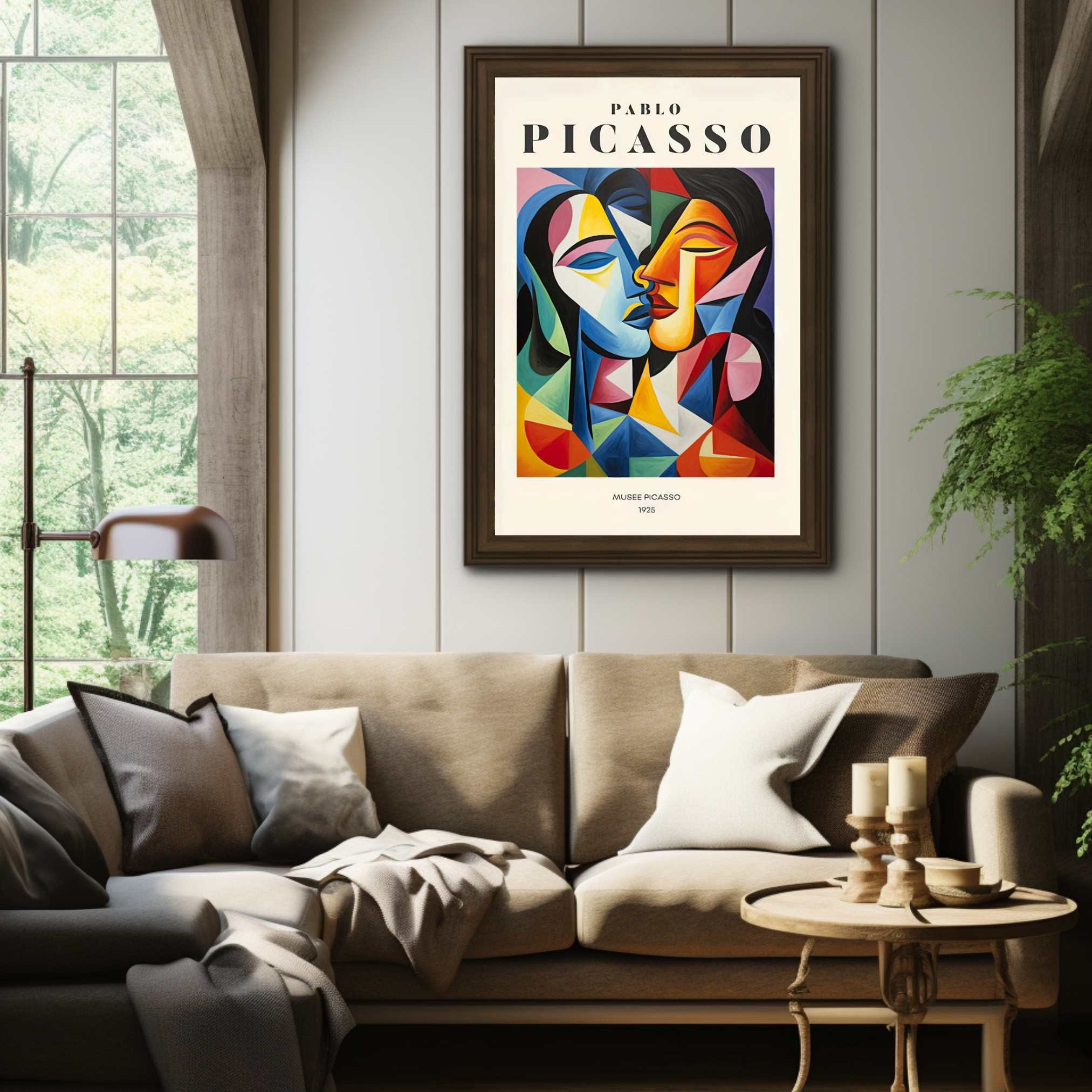 Picasso Art Poster, Picasso Wall Art, Picasso Exhibition Print, Neutral ...