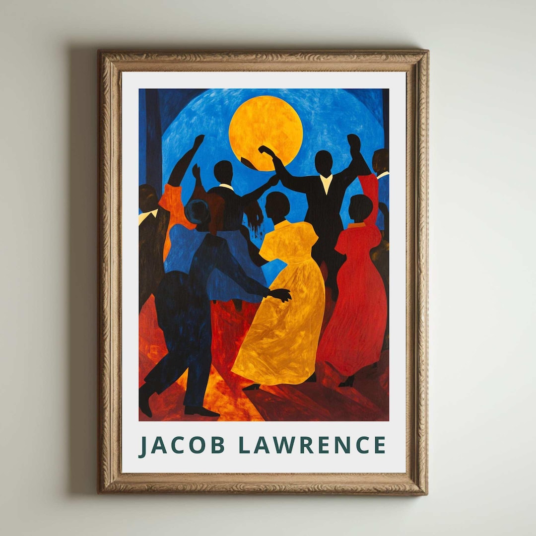 Jacob Lawrence, Jacob Lawrence Poster, African American Art, Afro Art ...
