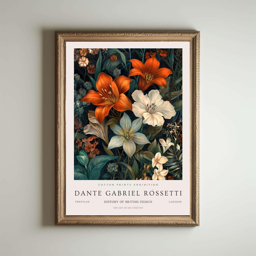 Dante Gabriel Rossetti, Dante Gabriel Rossetti Print, Kew Gardens ...