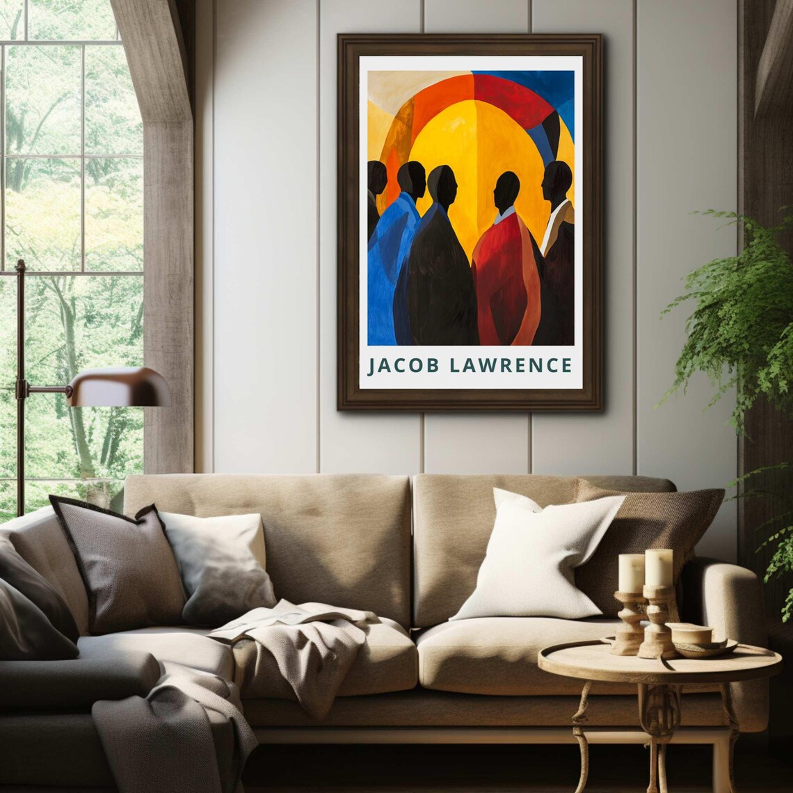 Jacob Lawrence, Jacob Lawrence Poster, African American Art, Afro Art ...