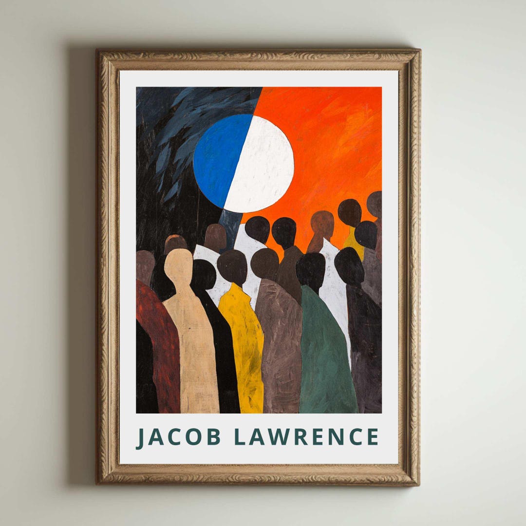 Jacob Lawrence, Jacob Lawrence Poster, African American Art, Afro Art ...