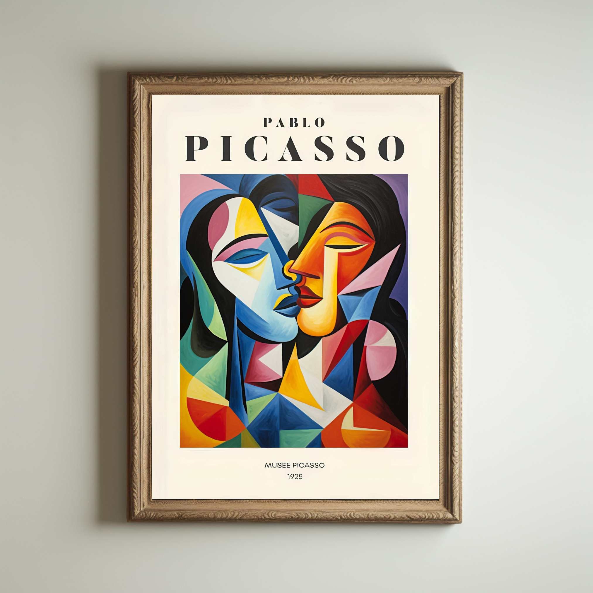 Picasso Art Poster, Picasso Wall Art, Picasso Exhibition Print, Neutral ...