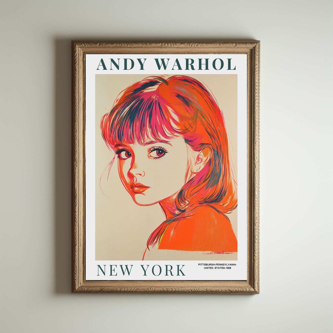Andy Warhol Poster, Andy Warhol Artwork, Andy Warhol, Pop Art Print ...