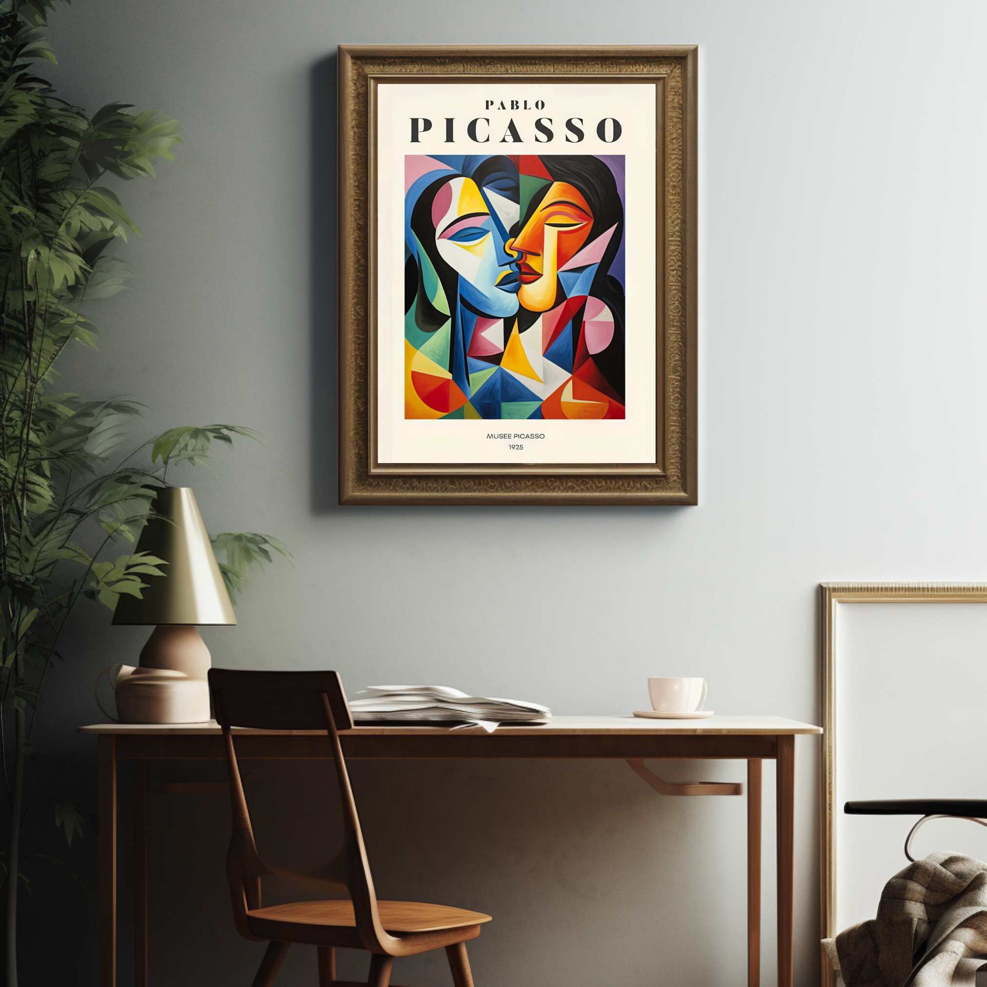 Picasso Art Poster, Picasso Wall Art, Picasso Exhibition Print, Neutral ...