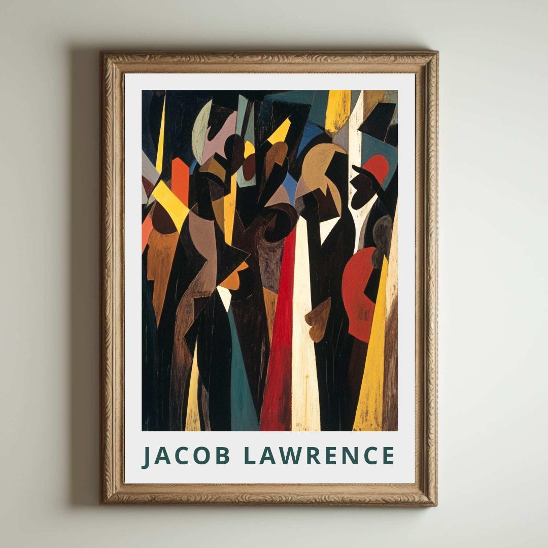 Jacob Lawrence, Jacob Lawrence Poster, African American Art, Afro Art ...