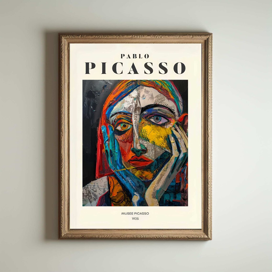Picasso Art Poster, Picasso Wall Art, Picasso Exhibition Print, Neutral ...