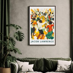 Jacob Lawrence, Jacob Lawrence Poster, African American Art, Afro Art ...