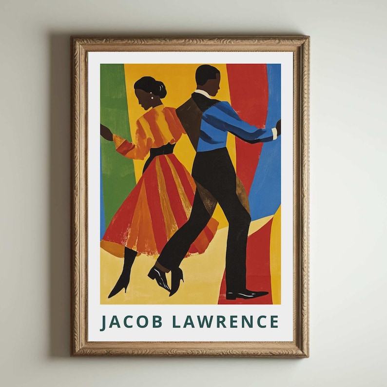 Jacob Lawrence, Jacob Lawrence Poster, African American Art, Afro Art ...