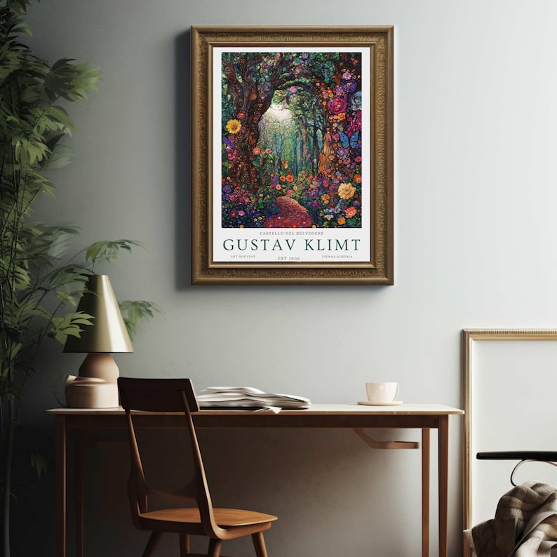Gustav Klimt Print, Klimt Museum Poster, Gustav Klimt Poster, Klimt ...