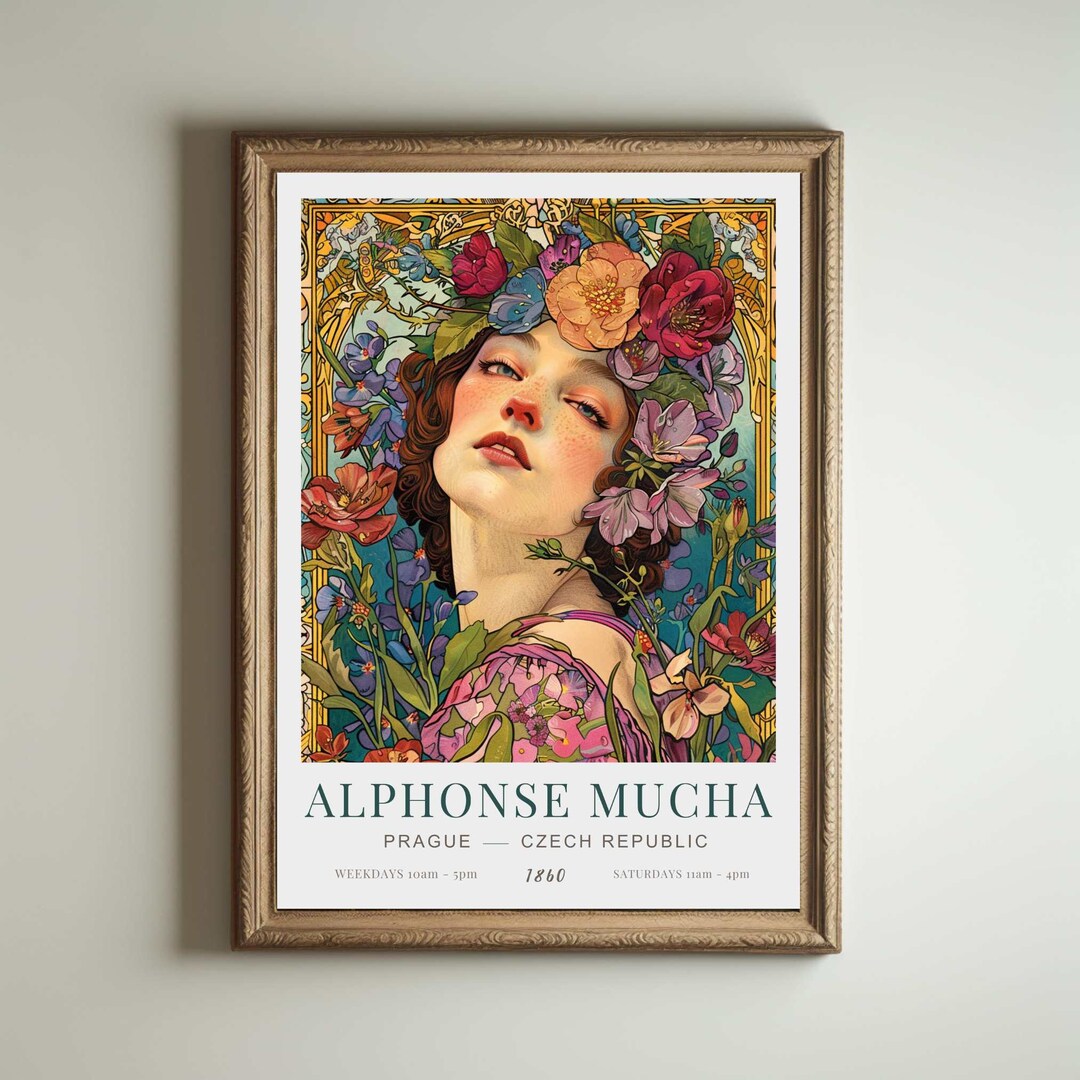 Alphonse Mucha Alphonse Mucha Poster Alphonse Mucha Print Giclée Matte ...