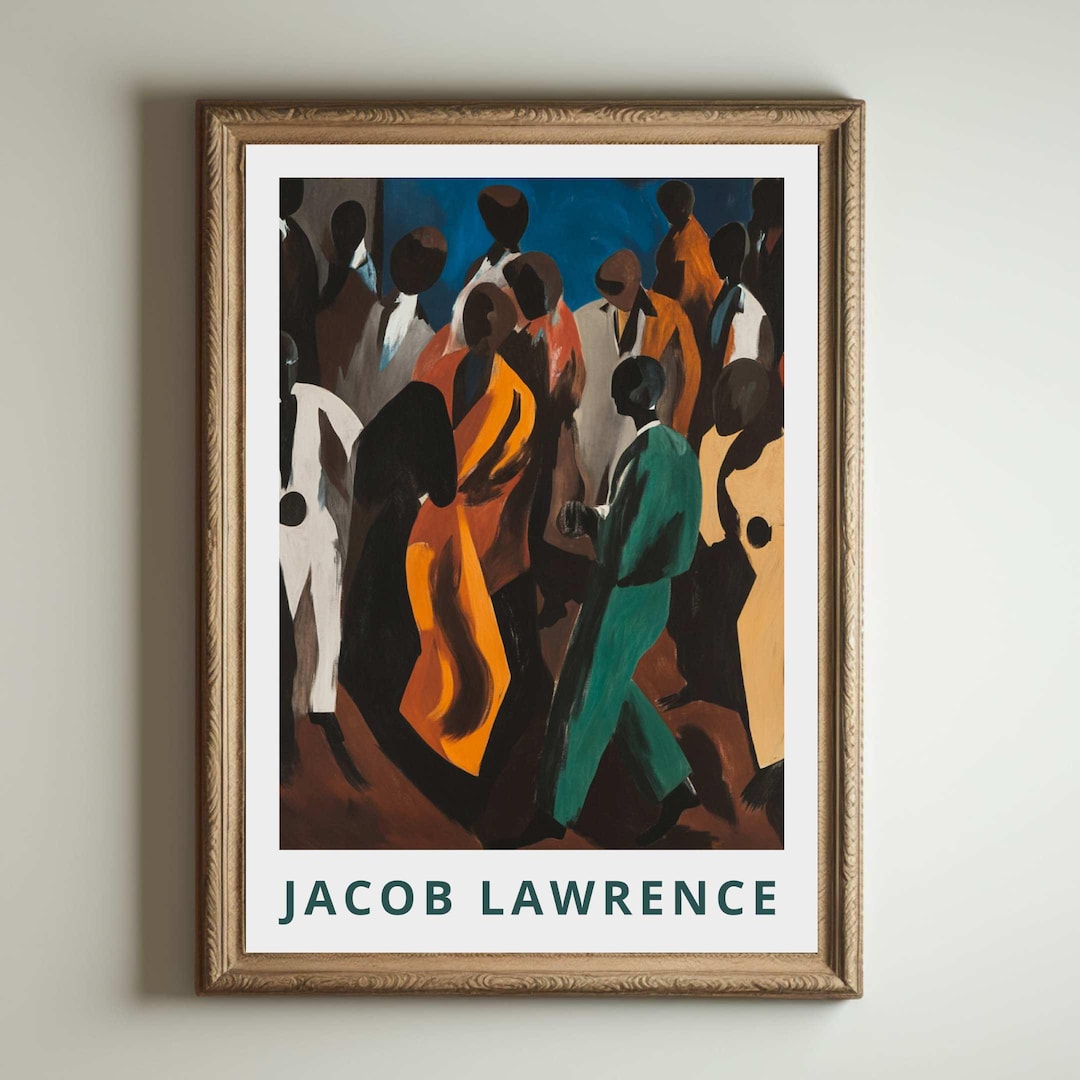 Jacob Lawrence, Jacob Lawrence Poster, African American Art, Afro Art ...
