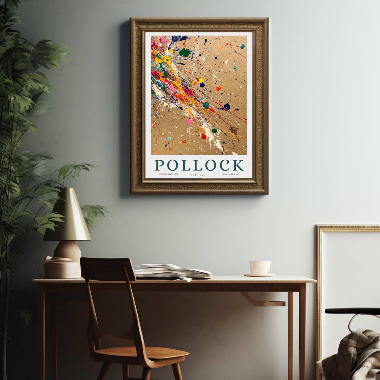 Jackson Pollock Print, Pollock Poster, Housewarming Gift, Abstract ...