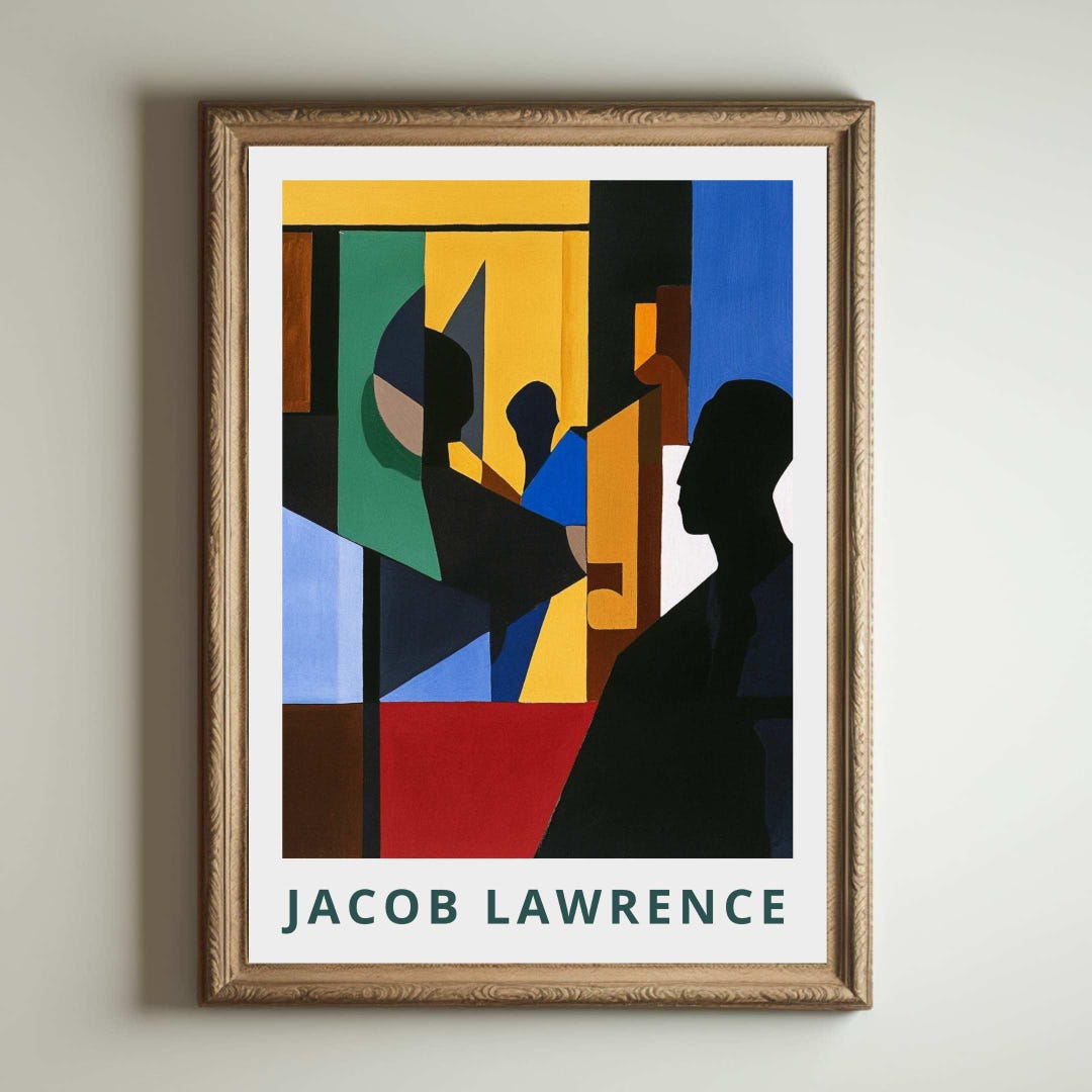 Jacob Lawrence, Jacob Lawrence Poster, African American Art, Afro Art ...