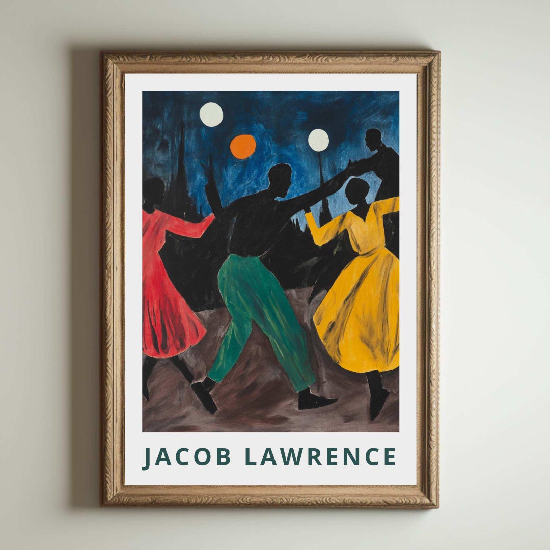Jacob Lawrence, Jacob Lawrence Poster, African American Art, Afro Art ...