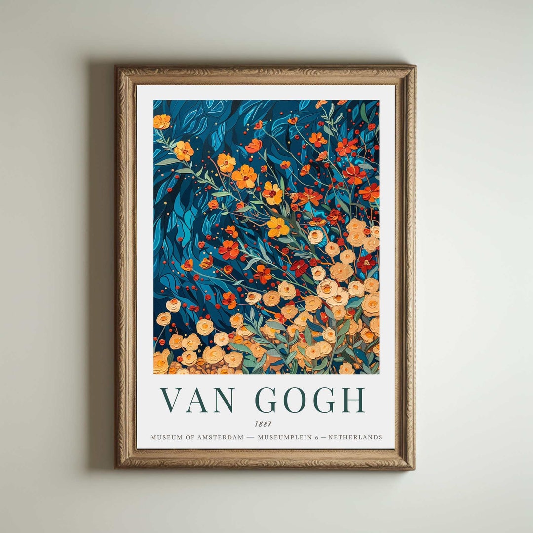 Lámina de Van Gogh / Póster de Vincent Van Gogh / Lámina de arte mural ...