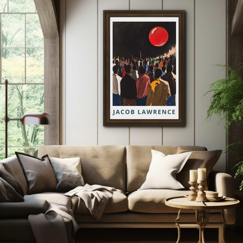 Jacob Lawrence, Jacob Lawrence Poster, African American Art, Afro Art ...