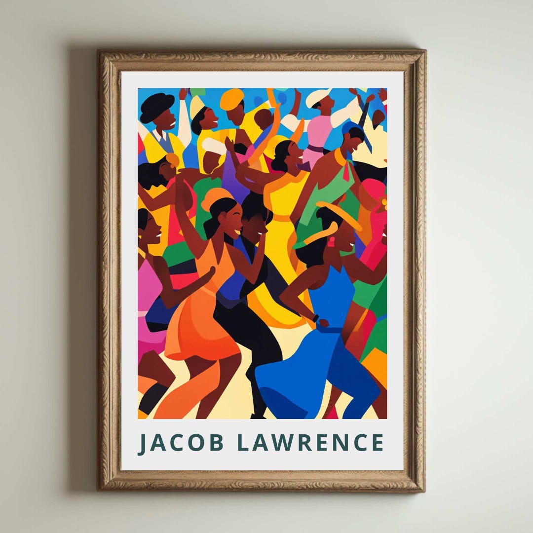 Jacob Lawrence, Jacob Lawrence Poster, African American Art, Afro Art ...