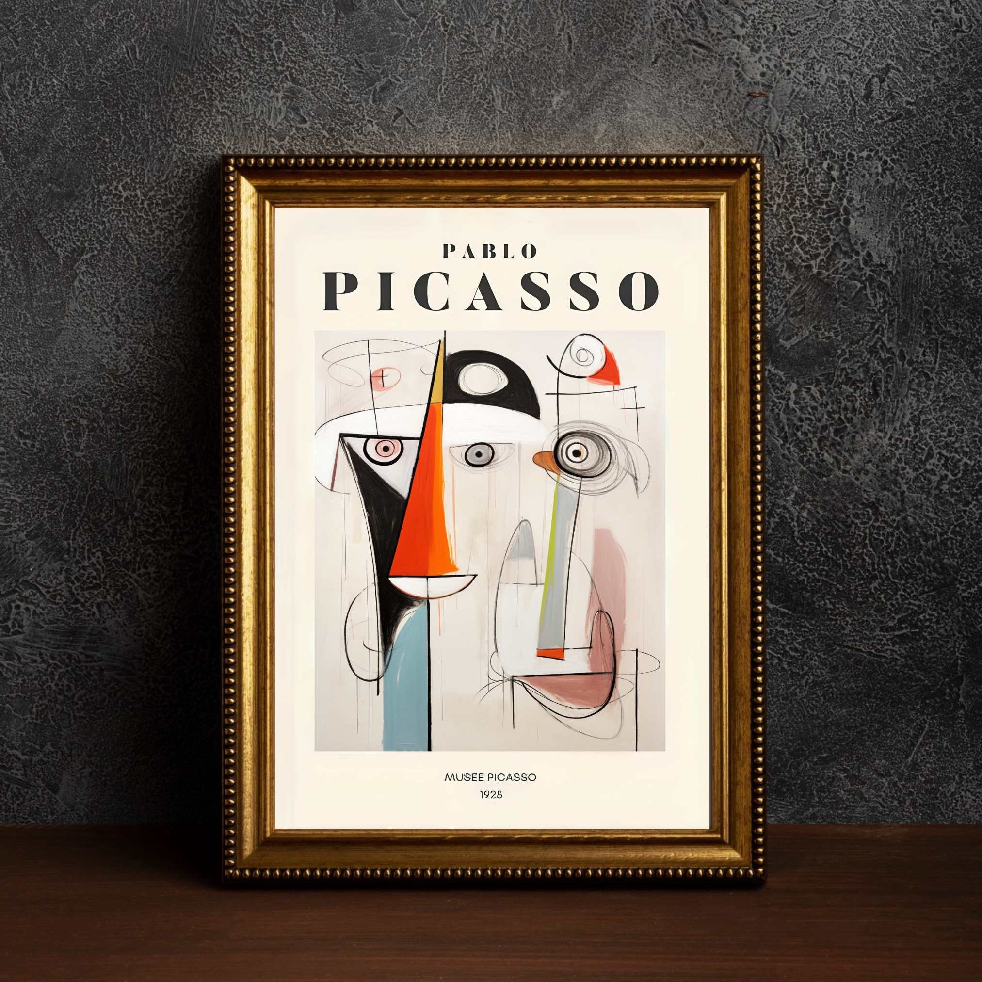 Picasso Art Poster, Picasso Wall Art, Picasso Exhibition Print, Neutral ...