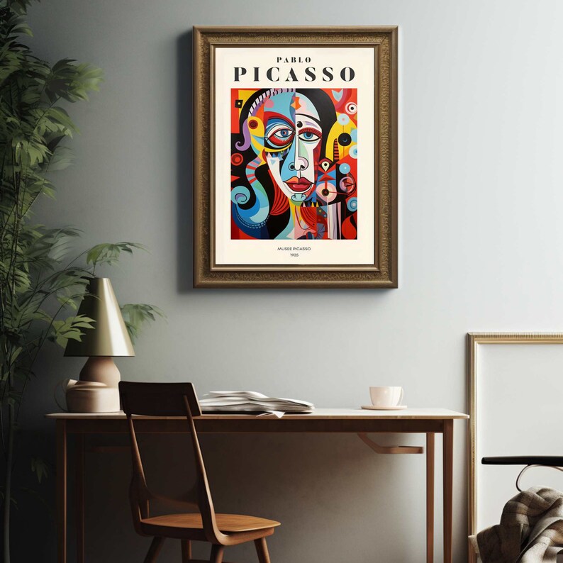 Affiche dart Picasso, Art mural Picasso, Impression dexposition Picasso ...