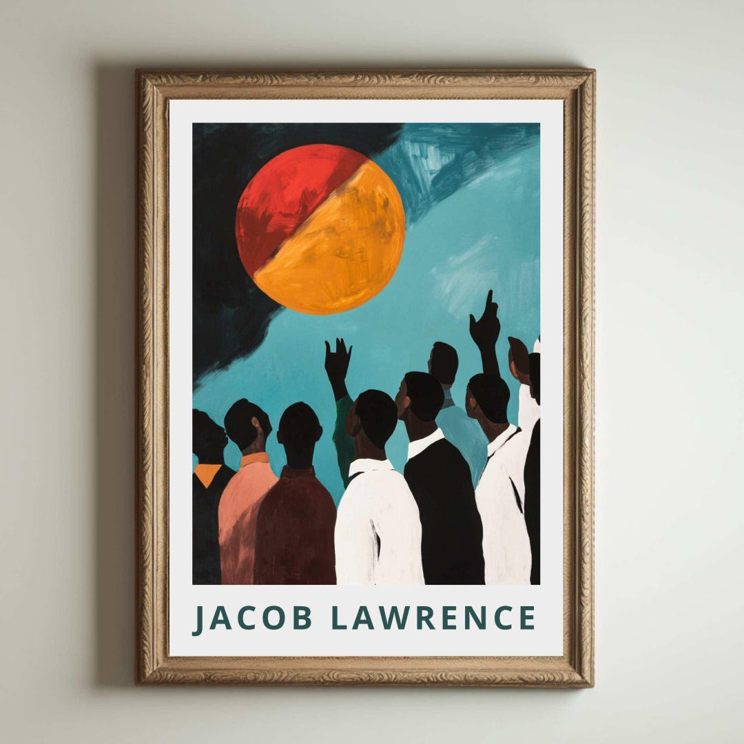 Jacob Lawrence, Jacob Lawrence Poster, African American Art, Afro Art ...