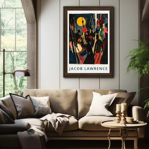 Jacob Lawrence, Jacob Lawrence Poster, African American Art, Afro Art ...