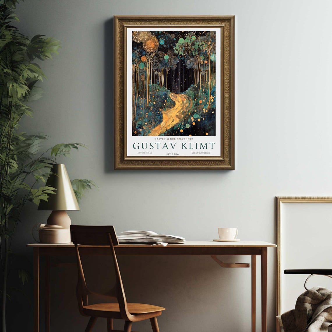 Gustav Klimt Print, Klimt Museum Poster, Gustav Klimt Poster, Klimt ...