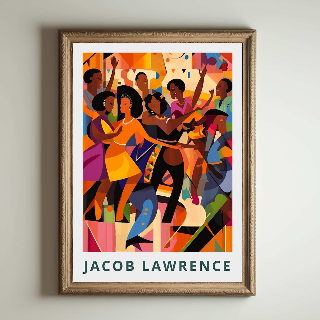 Jacob Lawrence, Jacob Lawrence Poster, African American Art, Afro Art ...