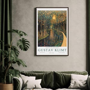 Gustav Klimt Print, Klimt Museum Poster, Gustav Klimt Poster, Klimt ...