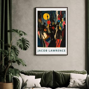 Jacob Lawrence, Jacob Lawrence Poster, African American Art, Afro Art ...