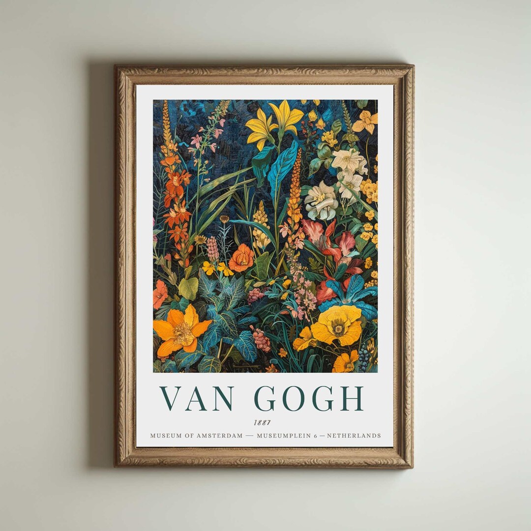 Van Gogh Print | Vincent Van Gogh Poster | Van Gogh Wall Art Print ...