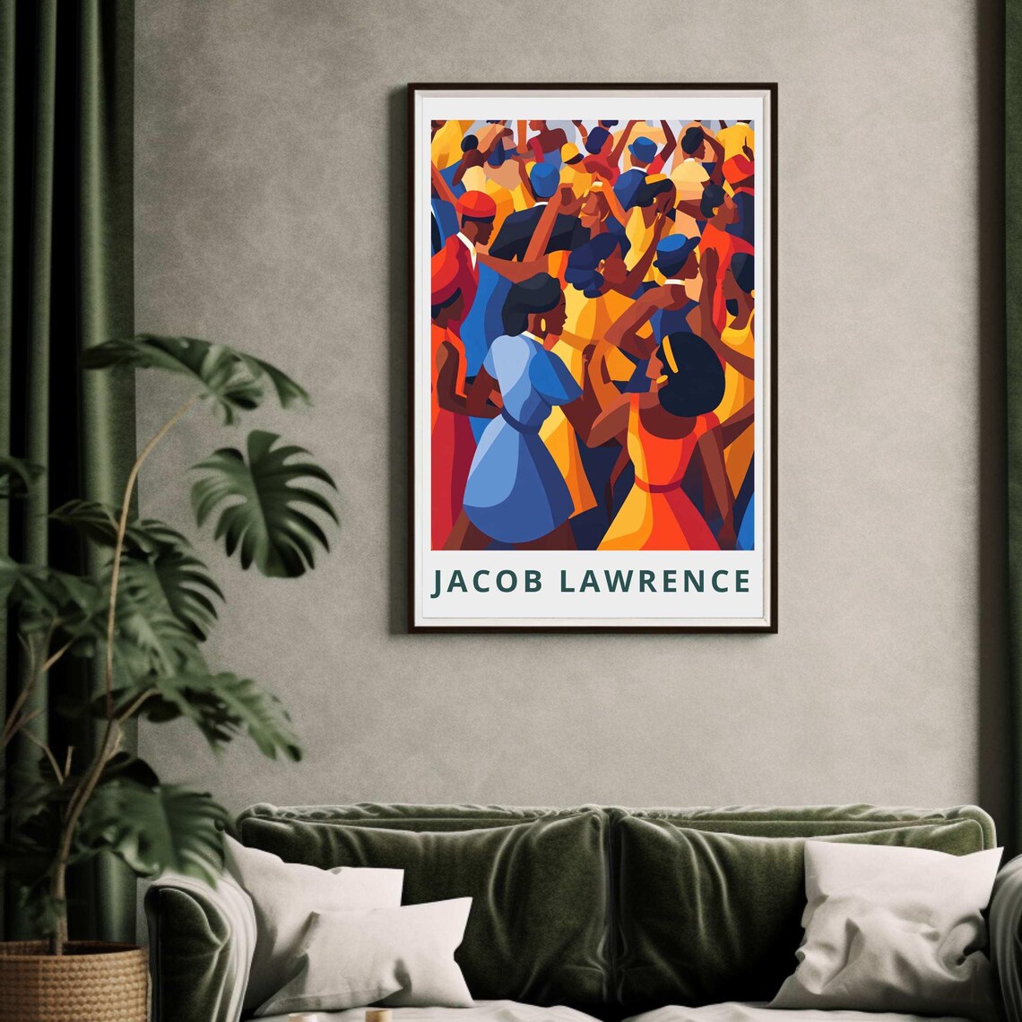 Jacob Lawrence, Jacob Lawrence Poster, African American Art, Afro Art ...