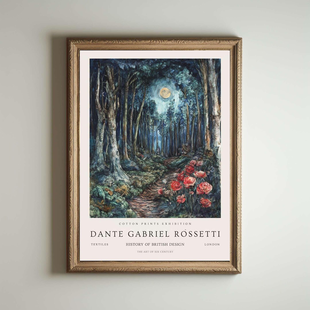 Dante Gabriel Rossetti, Dante Gabriel Rossetti Print, Kew Gardens ...