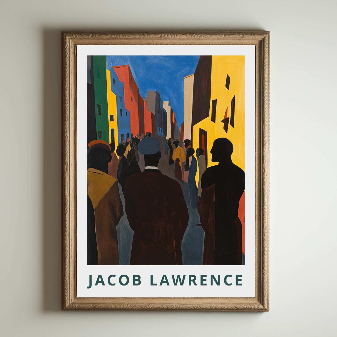 Jacob Lawrence, Jacob Lawrence Poster, African American Art, Afro Art ...