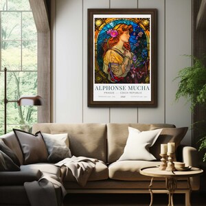 Alphonse Mucha | Alphonse Mucha Print | Art Nouveau Stained Glass ...