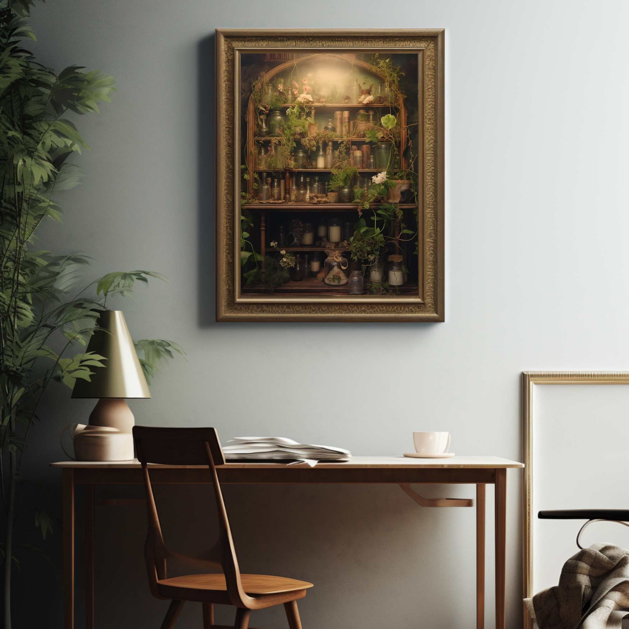 Greenhouse Art Print Baroque Botanical Renaissance Wall Decor ...