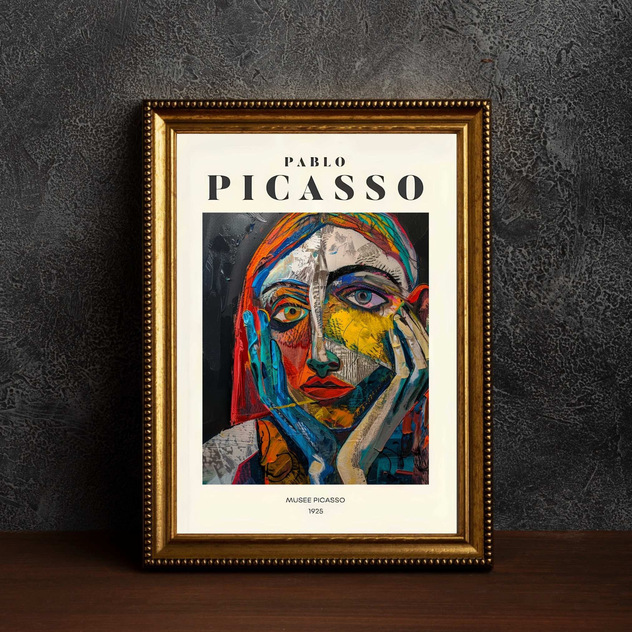 Picasso Art Poster, Picasso Wall Art, Picasso Exhibition Print, Neutral ...