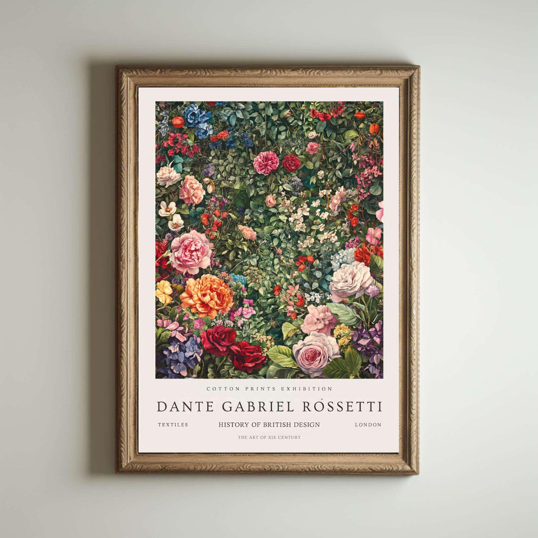 Dante Gabriel Rossetti, Dante Gabriel Rossetti Print, Kew Gardens ...