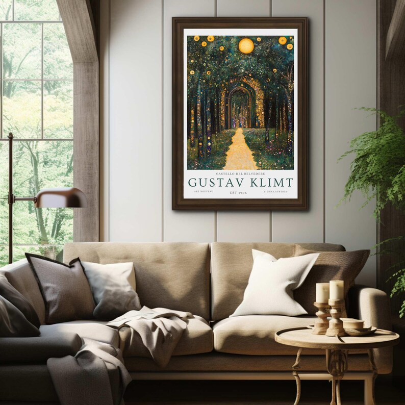 Gustav Klimt Print, Klimt Museum Poster, Gustav Klimt Poster, Klimt ...
