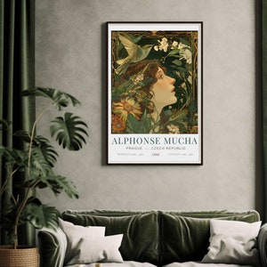 Alphonse Mucha Alphonse Mucha Poster Alphonse Mucha Print Giclée Matte ...