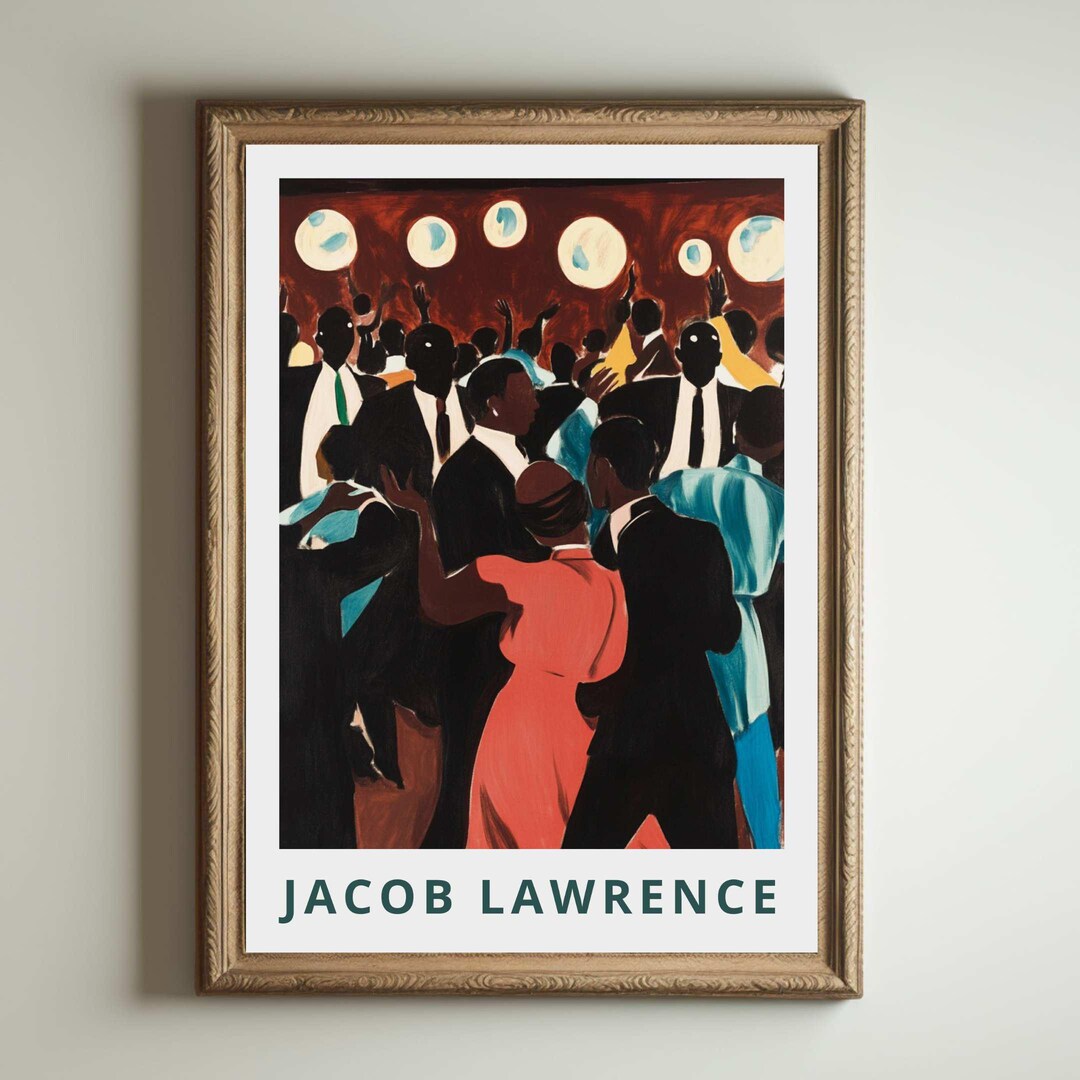 Jacob Lawrence, Jacob Lawrence Poster, African American Art, Afro Art ...