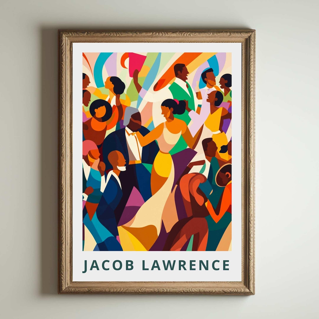 Jacob Lawrence, Jacob Lawrence Poster, African American Art, Afro Art ...