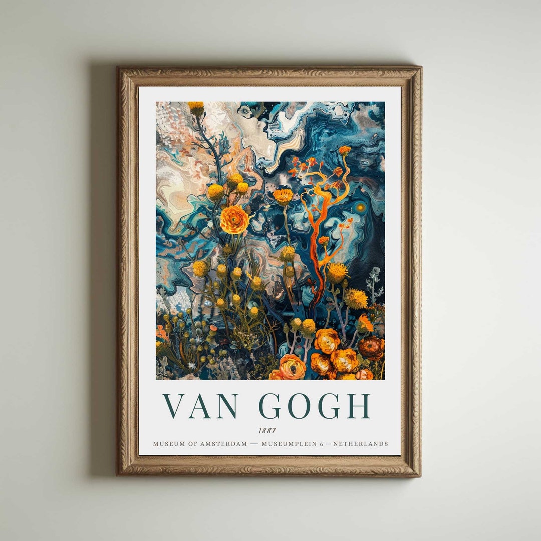 Van Gogh Print | Vincent Van Gogh Poster | Van Gogh Wall Art Print ...