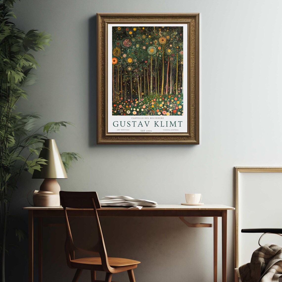 Gustav Klimt Print, Klimt Museum Poster, Gustav Klimt Poster, Klimt ...