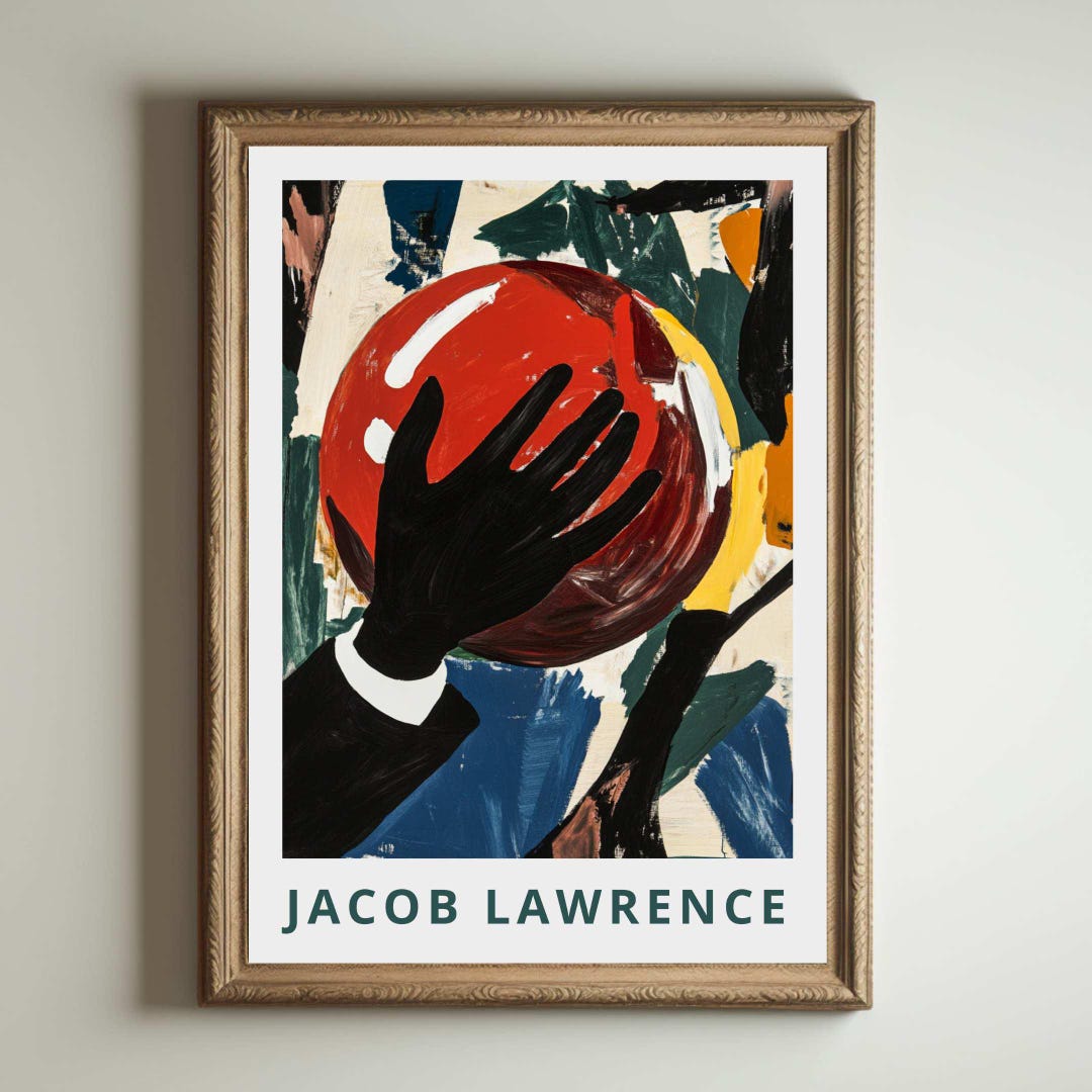 Jacob Lawrence, Jacob Lawrence Poster, African American Art, Afro Art ...