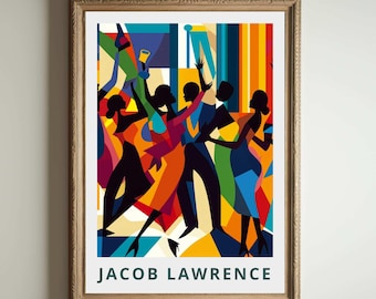 Jacob Lawrence, Jacob Lawrence Poster, African American Art, Afro Art ...