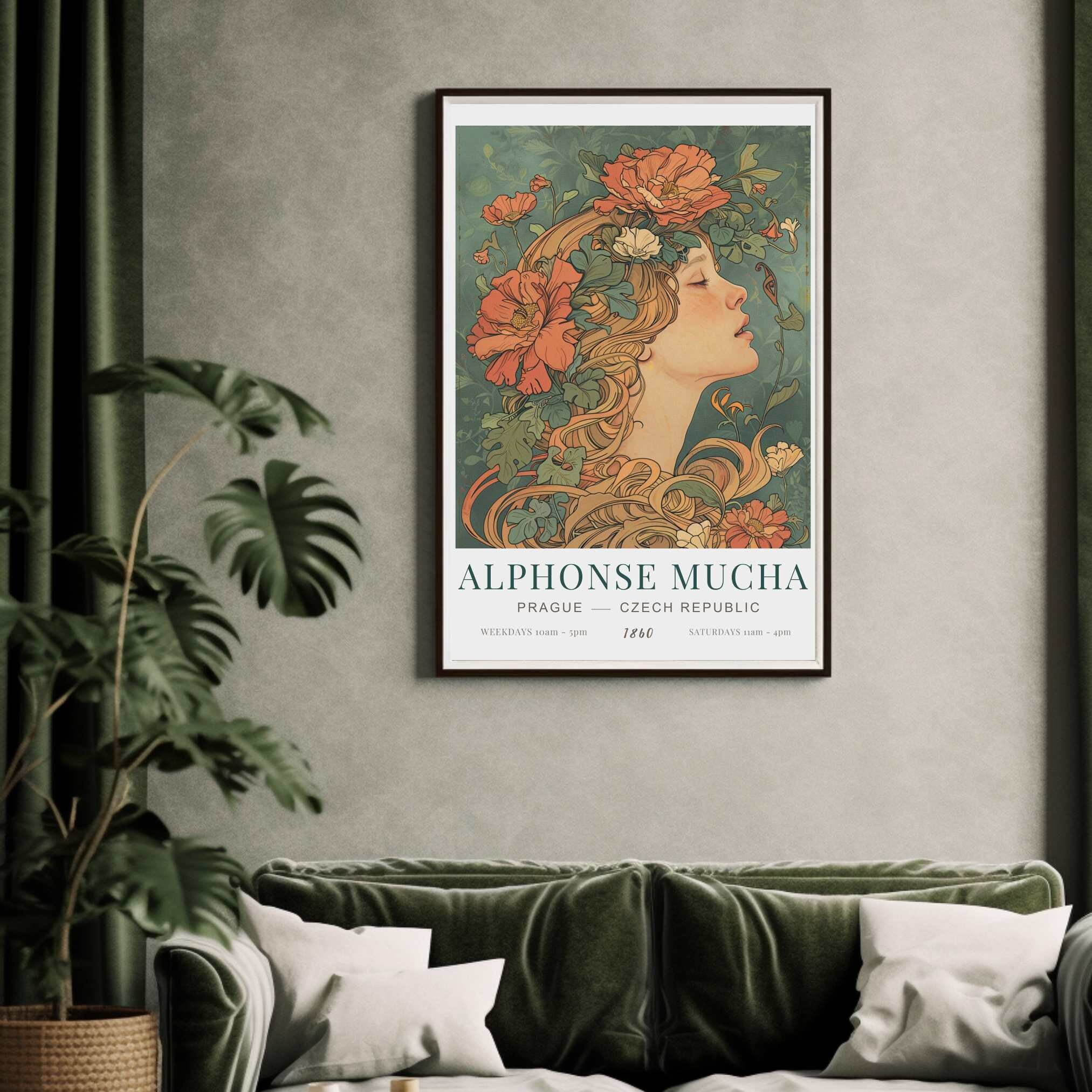 Alphonse Mucha Alphonse Mucha Poster Alphonse Mucha Print Giclée Matte ...