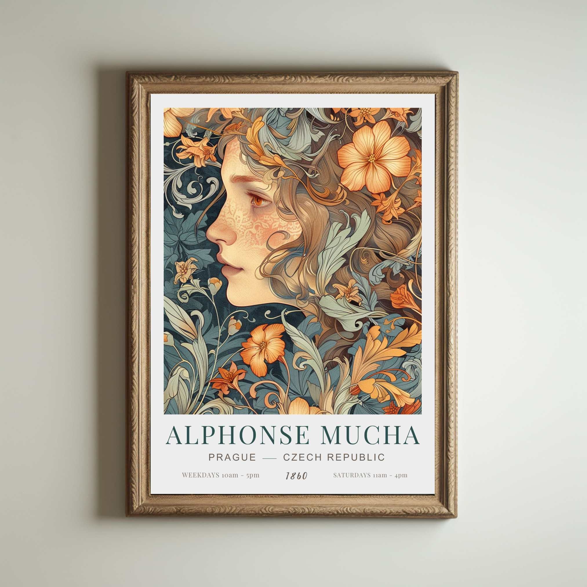 Alphonse Mucha Alphonse Mucha Poster Alphonse Mucha Print Giclée Matte ...