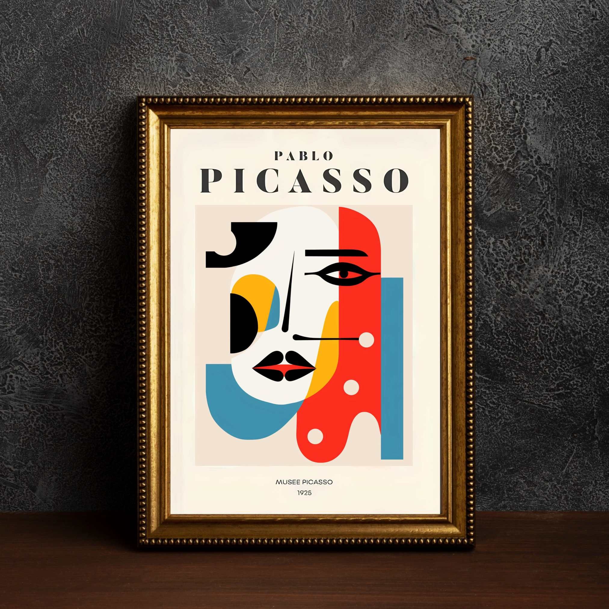 Picasso Art Poster, Picasso Wall Art, Picasso Exhibition Print, Neutral ...