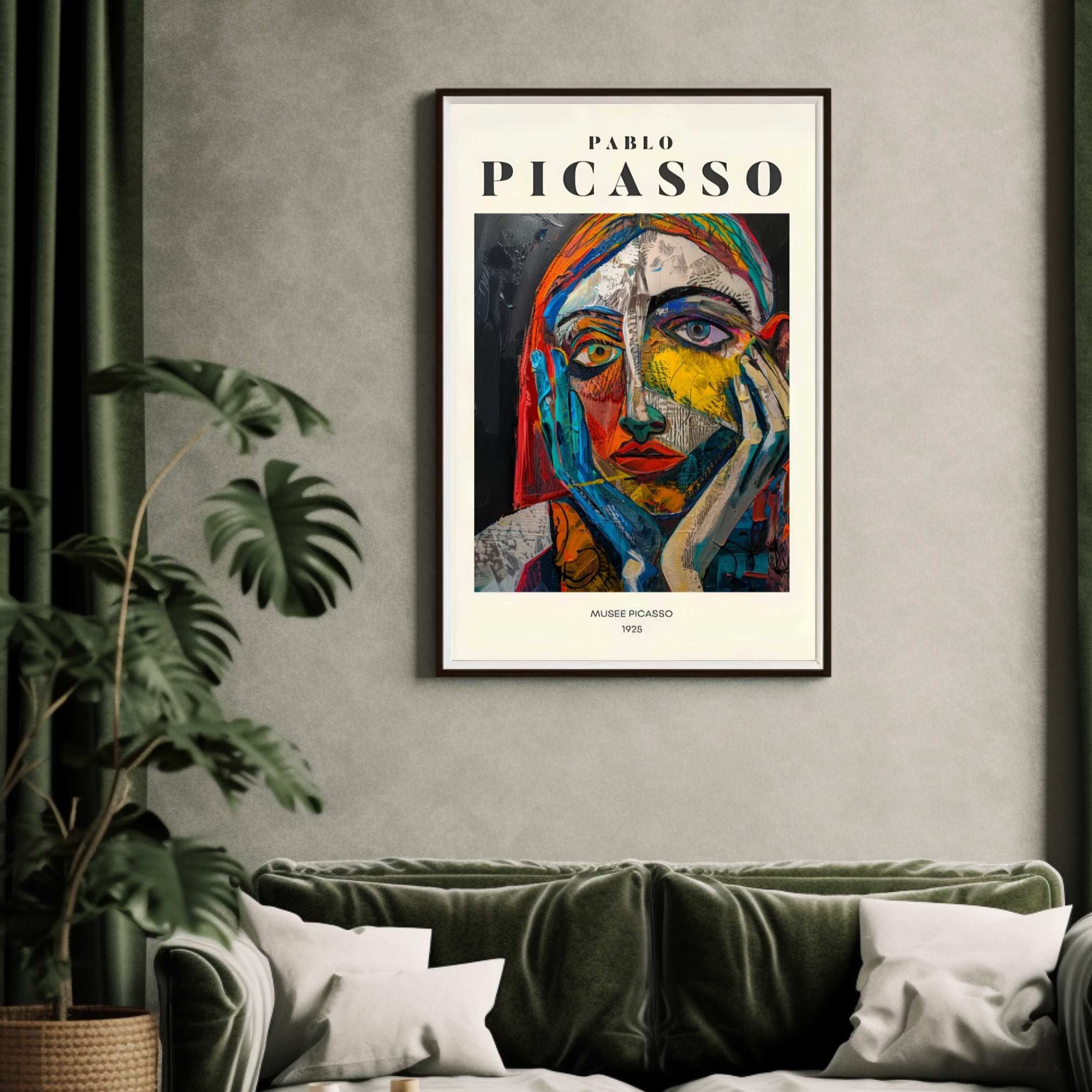 Picasso Art Poster, Picasso Wall Art, Picasso Exhibition Print, Neutral ...